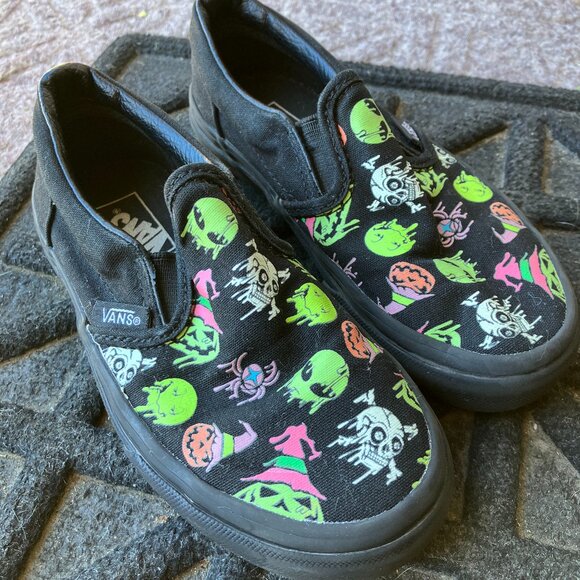 Vans | Shoes | Vans Kids Trippy Drip Glow Classic Slip On | Poshmark